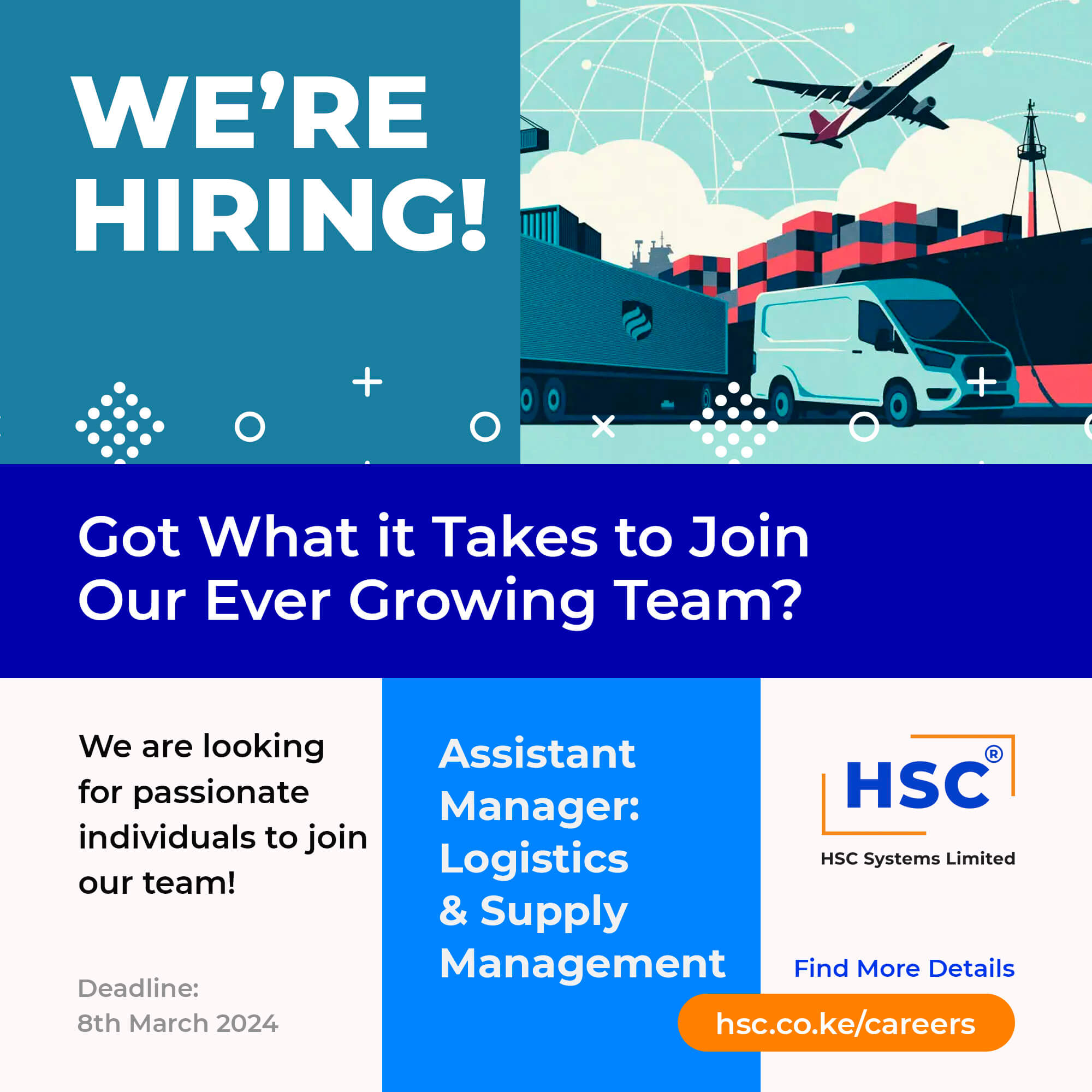 Careers / Work at HSC | HSC Systems LTD