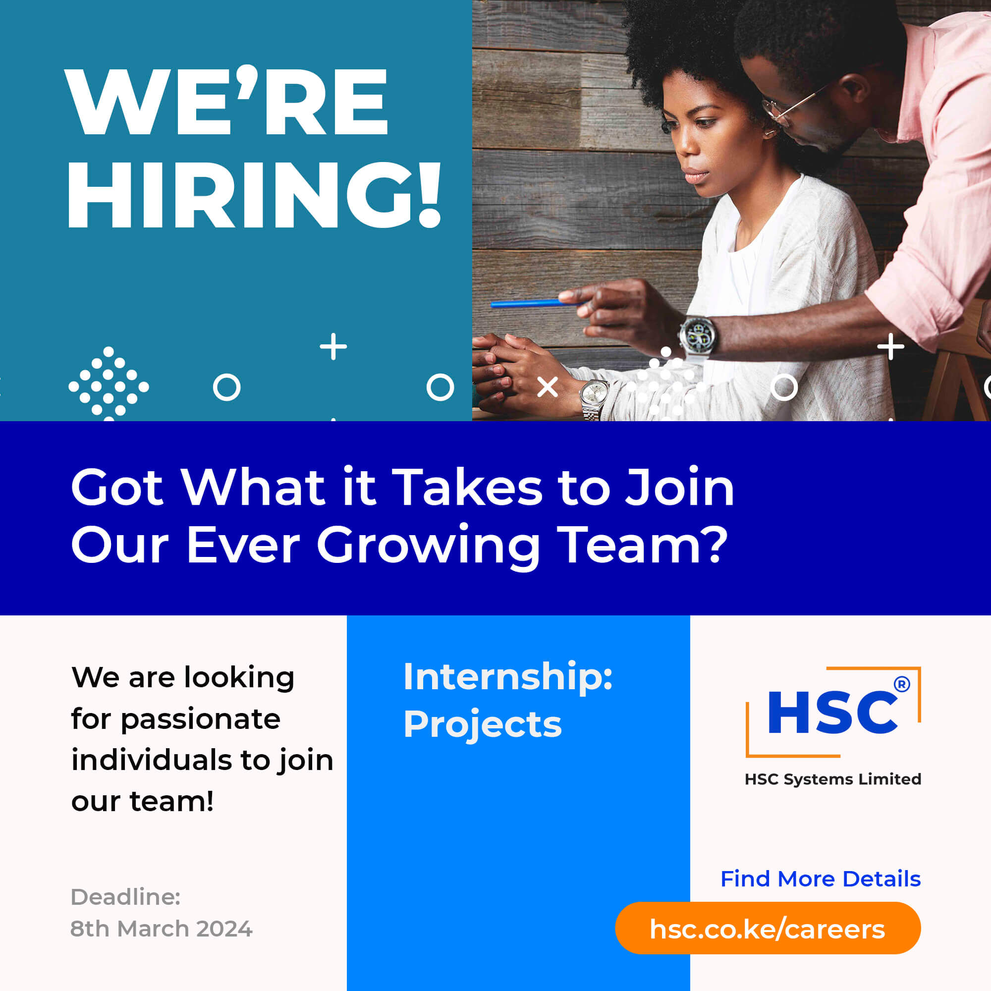 Careers / Work at HSC | HSC Systems LTD