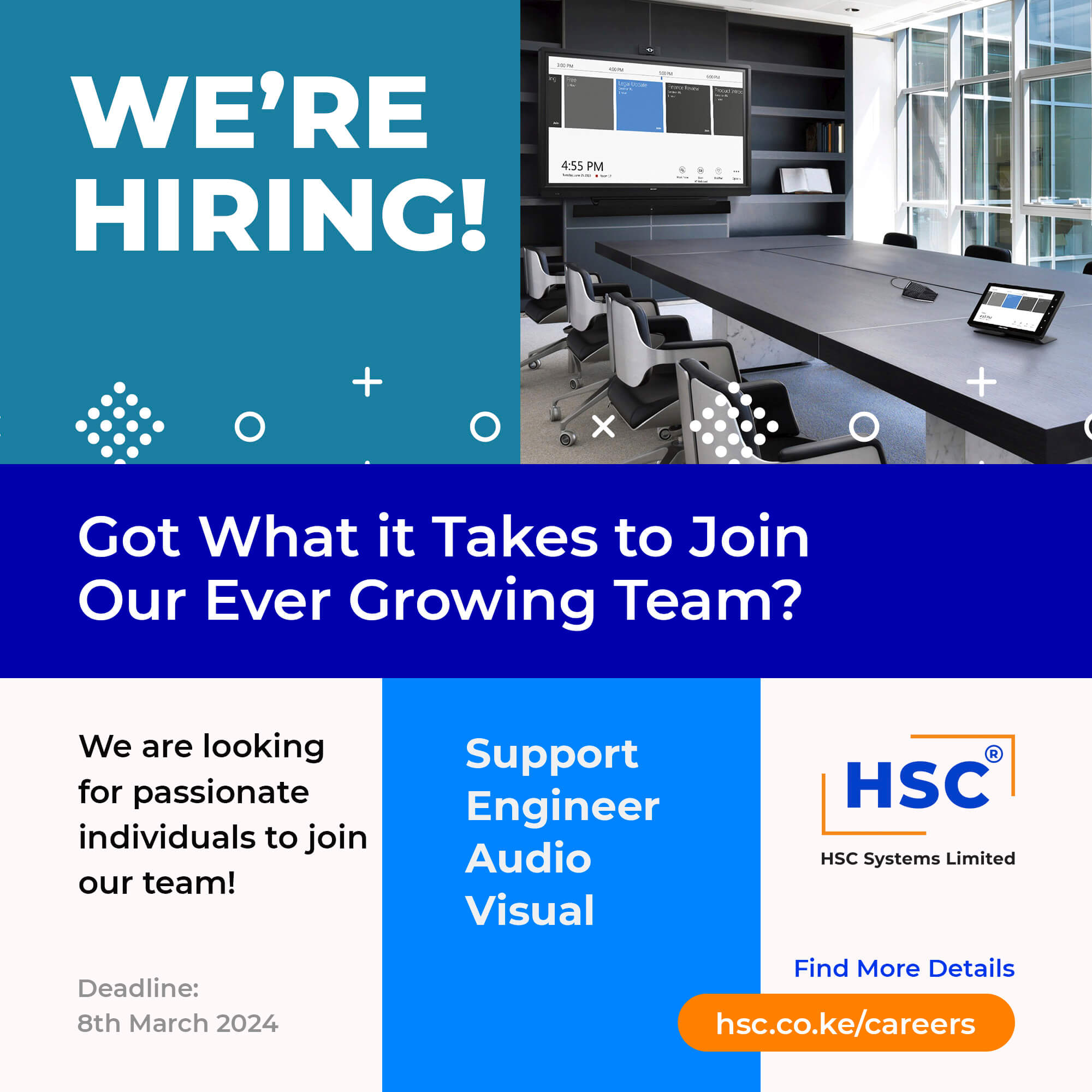 Careers / Work at HSC | HSC Systems LTD